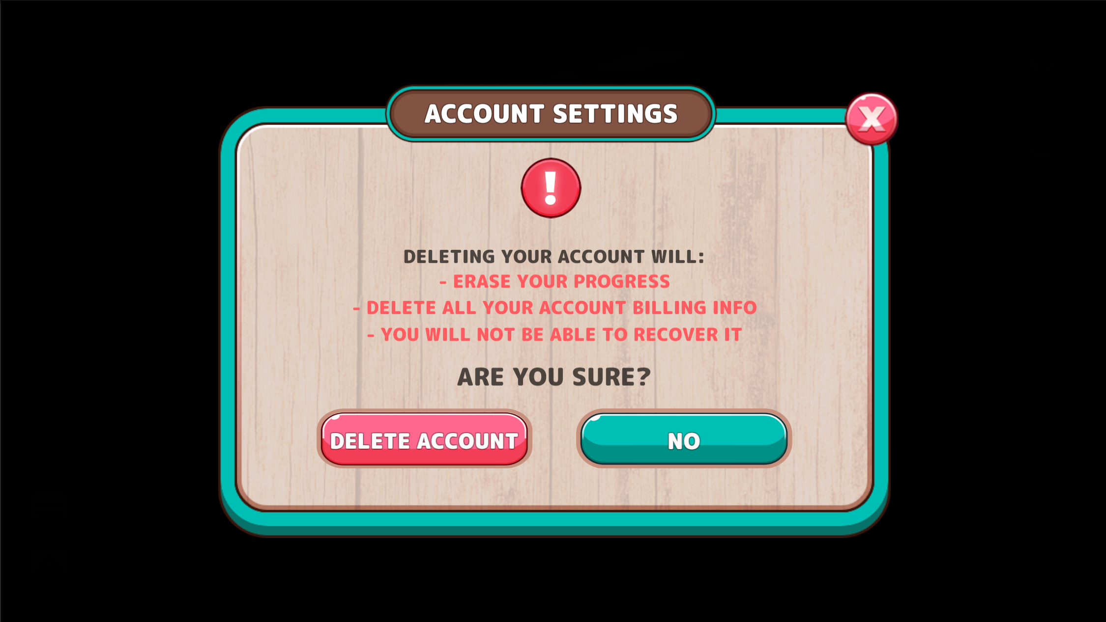 [Cat Simulator 2] I want to delete my account. – Rage Quit Games Support